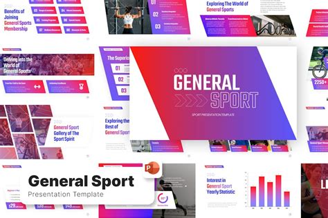 Спорт Powerpoint Шаблоны презентаций Включая спорт и соревнование Envato Elements