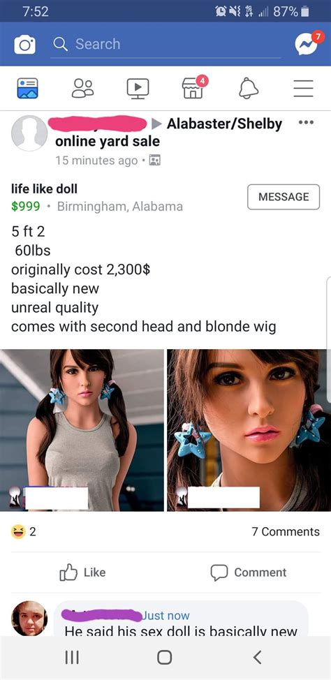 Just Selling My Gently Used Sex Doll R Insanepeoplefacebook