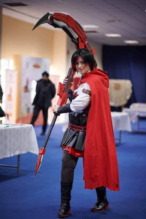 Rwby Cosplay Ruby Wig