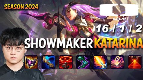 DK ShowMaker KATARINA Vs EZREAL Mid Patch KR Ranked CHALLENGER Lolrec YouTube
