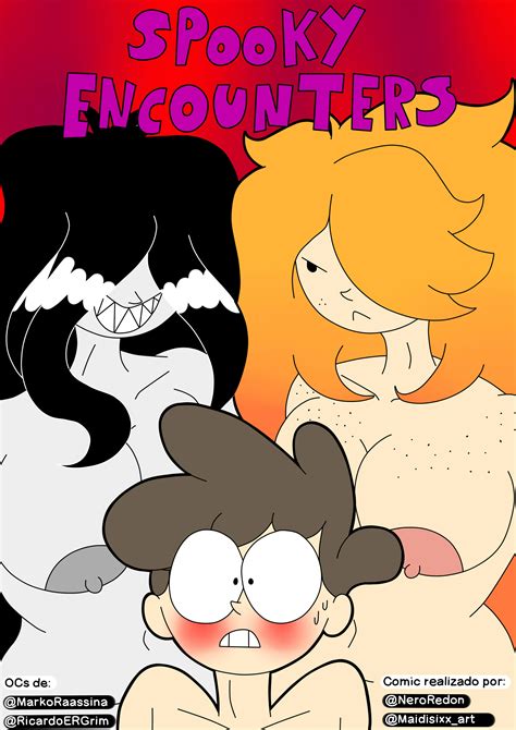 NeroRedon Maidisixx Art Spooky Encounters Nerd And Jock