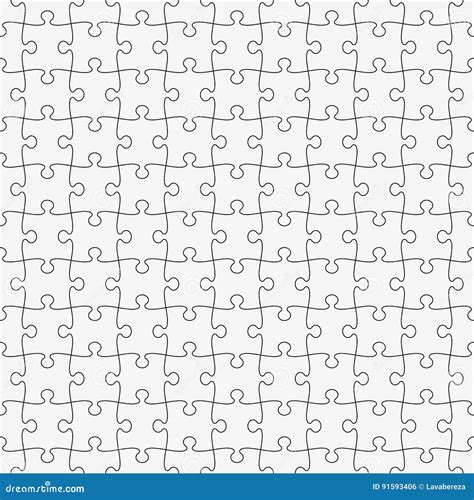 Puzzle Pattern Vector Illustration 17649346