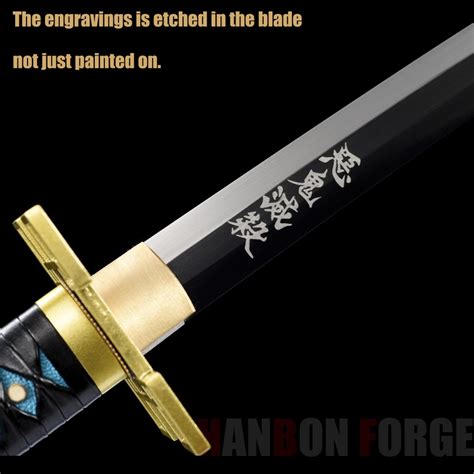 Hand Forged Muichiro Tokito Sword From Demon Slayer Hanbon Forge