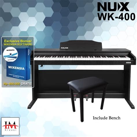 Jual NUX WK400 / WK 400 / WK-400 DIGITAL PIANO GARANSI RESMI | Shopee ...