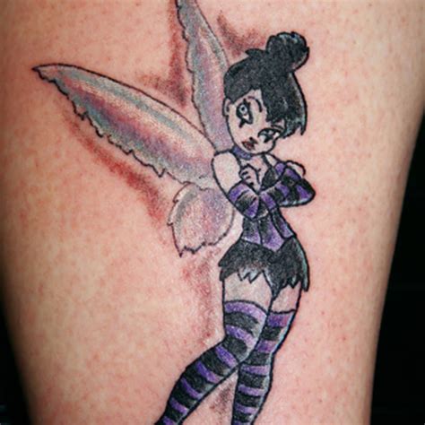 Goth Tinkerbell Tattoos