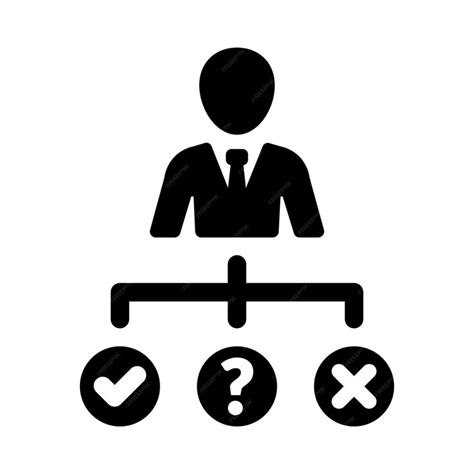 Premium Vector Business Decision Icon