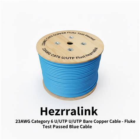 T6011 B 25b 23awg Category 6 Uutp Bare Copper Cable Fluke Test