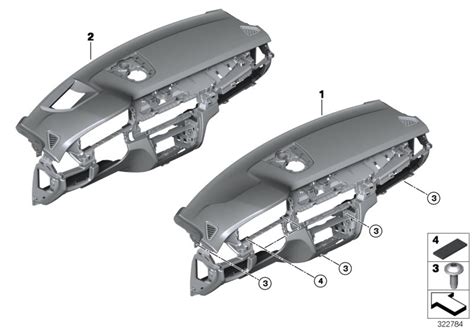 51459323575 Genuine Bmw Instrument Panel Leather Bmw Parts Deal
