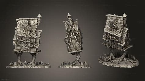 Exteriors Baba Yaga House Extr0608 3d Stl Model For Cnc