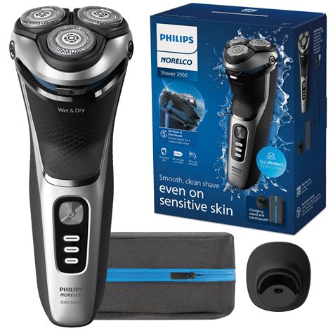 Philips Norelco Shaver Series Wet And Dry Electric Shaver P Cap Travel Pouch Charging