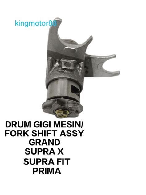 DRUM GIGI MESIN GARPU SENDOK GIR RASIO DRUM OPERAN CAPIT UDANG FORK SHIFT ASSY HONDA GRAND SUPRA
