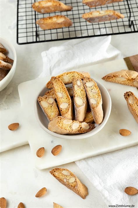 Cantuccini Rezept für italienisches Mandelgebäck Zimtblume de