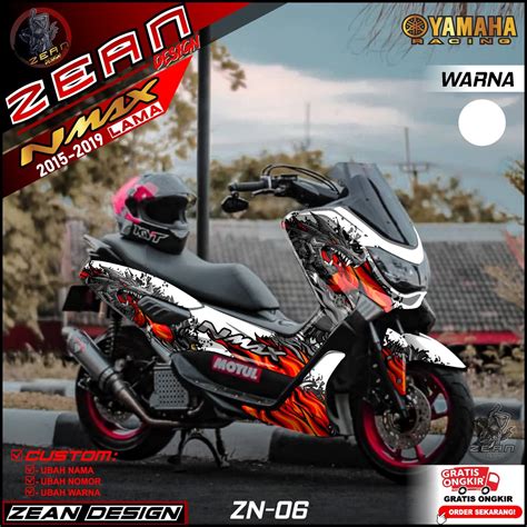 Jual COD Decal Sticker Yamaha Nmax 155 Old Fullbody Dekal Stiker