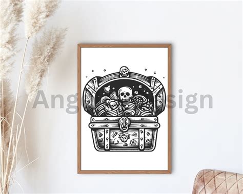 Treasure SVG Designs Treasure Logo Treasure Skull Vector Pirate Treasure Chest PNG Treasure