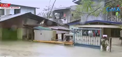 Parts Of Bulacan Still Flooded As Habagat Continues To Bring Rains