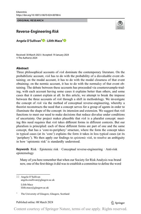 PDF Reverse Engineering Risk