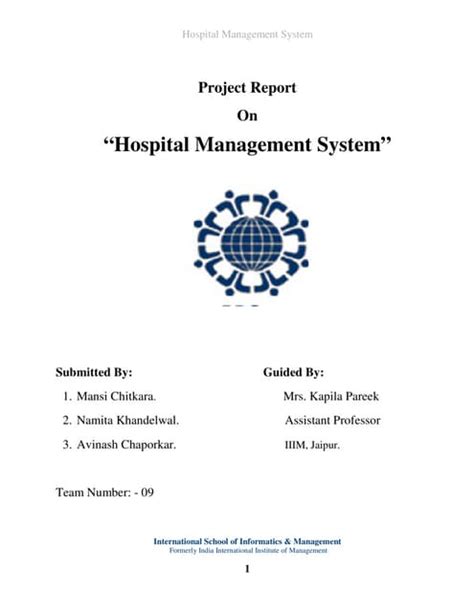Flow Chart Of Hospital Management System Pdf