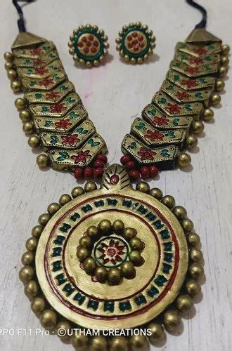 Handmade Terracotta Necklace At Rs 950set टेराकोटा नेकलेस In