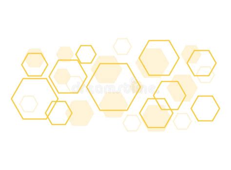 Hexagon Grid Icon In Flat Style Hexagonal Vector Illustration On Isolated Background Stock