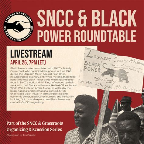 Sncc And Grassroots Organizing Discussion Series Sncc Legacy Project