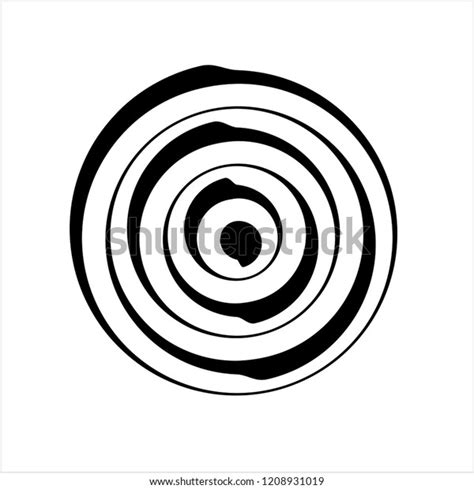 Concentric Circle Abstract Shape Vector Art Stock Vector Royalty Free