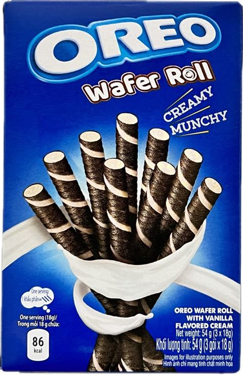 Oreo Wafer Roll Vanilla 54g 250