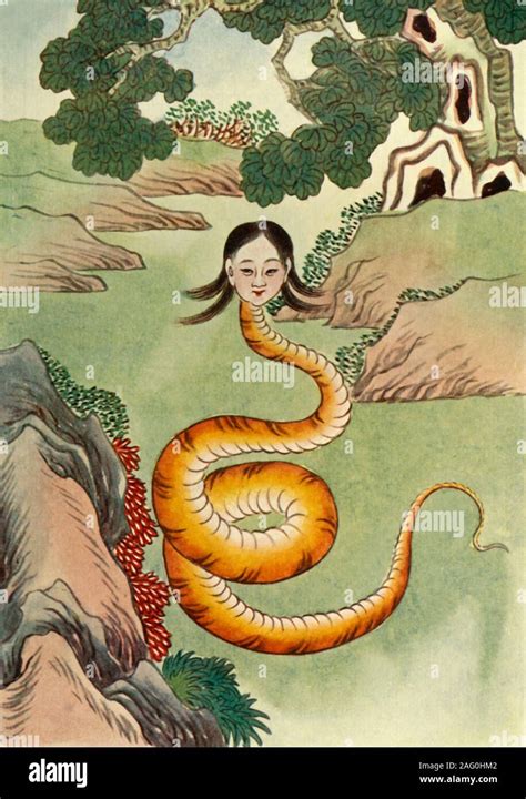 Nu Kua Shih 1922 Nu Gua Mother Goddess Of Chinese Mythology A