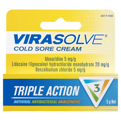 Product Details For Virasolve® Cold Sore Cream