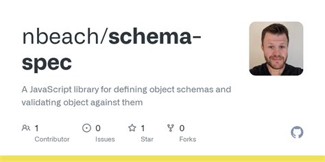 Github Nbeachschema Spec A Javascript Library For Defining Object