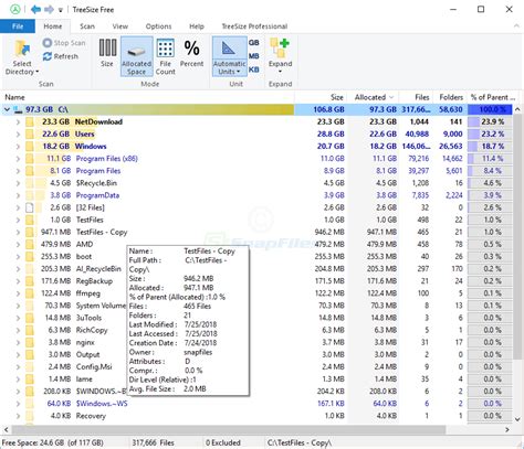 Treesize Review Westvoip