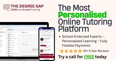 Online Tutoring Gcse And A Level Support The Degree Gap