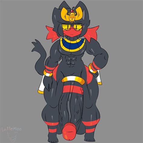 Rule 34 Big Penis Furry Huge Cock Lattemon Litten Penis Pokémon