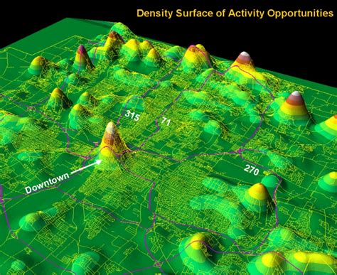 Mei Po Kwan S D GIS Work Density Surfaces