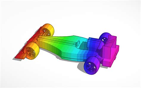 3d Design Gradient Race Car Tinkercad