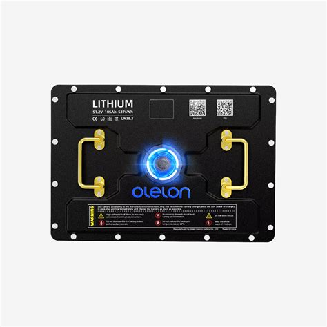 512v 105ah Lifepo4 100ah Battery Olelon Energy Manufacturer