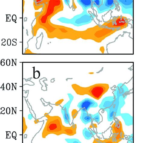 Differences Between The Simulated Jja Mean Precipitation And Cmap Data