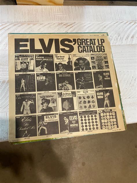 Elvis Presley Golden Records Vol 3 Rca Lsp 2765 Stereo Vintage Vinyl 33
