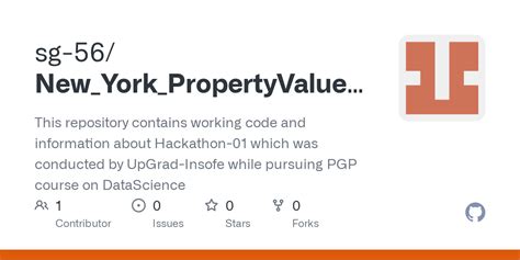 Github Sg 56newyorkpropertyvalueestimation This Repository