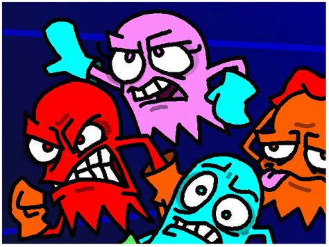 Blinky Pinky Inky And Clyde By Circuit25 On Newgrounds