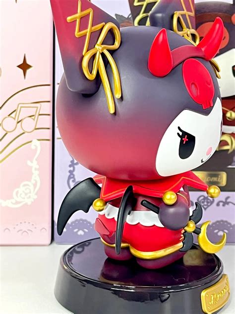 Kuromi Demon And My Melody Angel Figure In Kawaii Shop