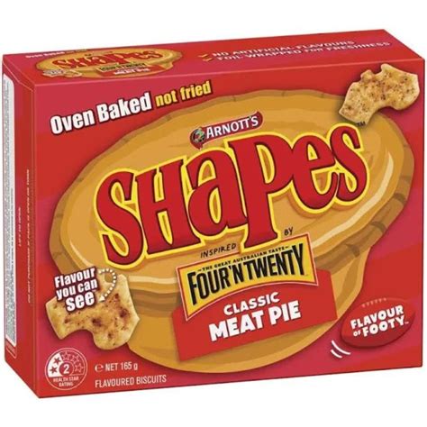Buy Arnotts Shapes Four N Twenty Classic Meat Pie Cracker Biscuits