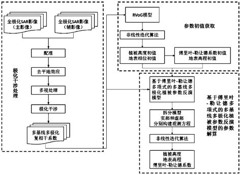 construction and inversion method for vegetation height inversion model
