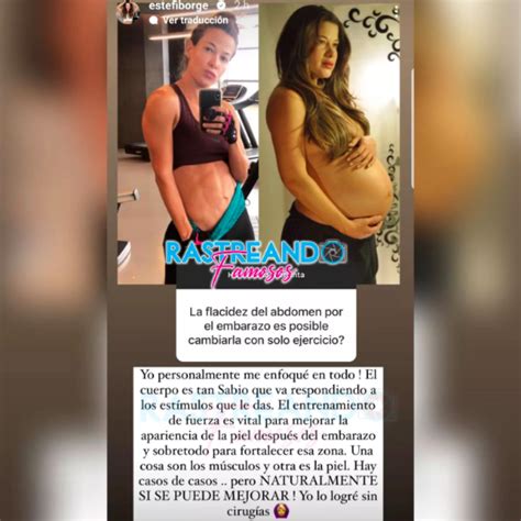 Estefanía Borge Respondió Cómo Eliminó La Flacidez Del Postparto Infobae