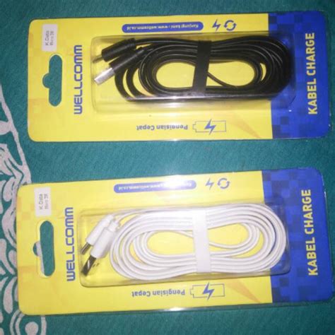 Jual Kabel Data Merk Wellcomm Panjang 2 Meter Shopee Indonesia