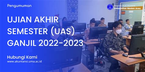PENGUMUMAN PELAKSANAAN UJIAN AKHIR SEMESTER GANJIL TA JURUSAN AKUNTANSI TERBAIK DI