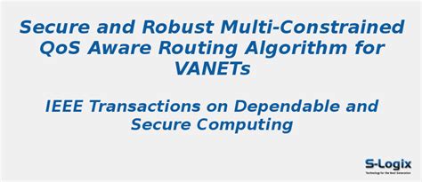 Secure And Robust Multi Constrained Qos Aware Routing Algorithm For