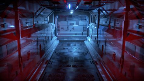Dark Sci Fi Corridor Blender Eevee Finished Projects Blender Artists Community