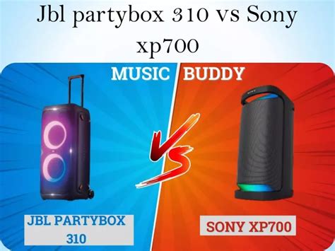 PPT Jbl Partybox Vs Sony Xp PPt PowerPoint Presentation Free Download ID
