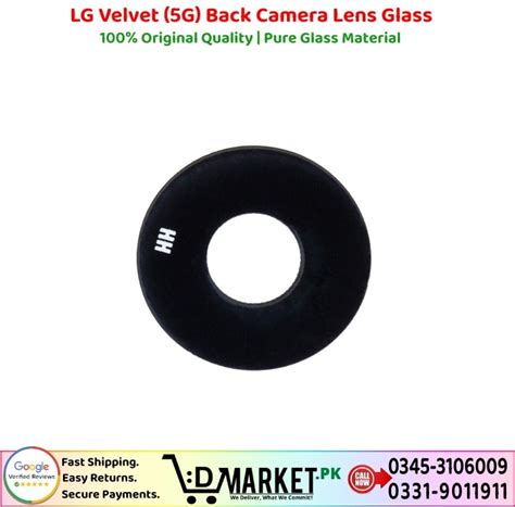 Lg Velvet G Back Camera Lens Glass Price In Pakistan