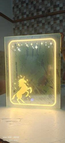 Square Led Float Glass Mirror 5 W At Rs 335sq Ft In New Delhi Id